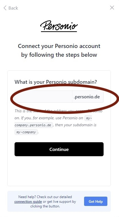 Personio-Integration